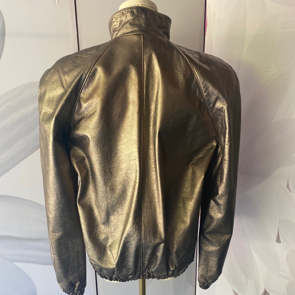 Samelson Abrams 1980’s Bronze Leather Jacket - Gem